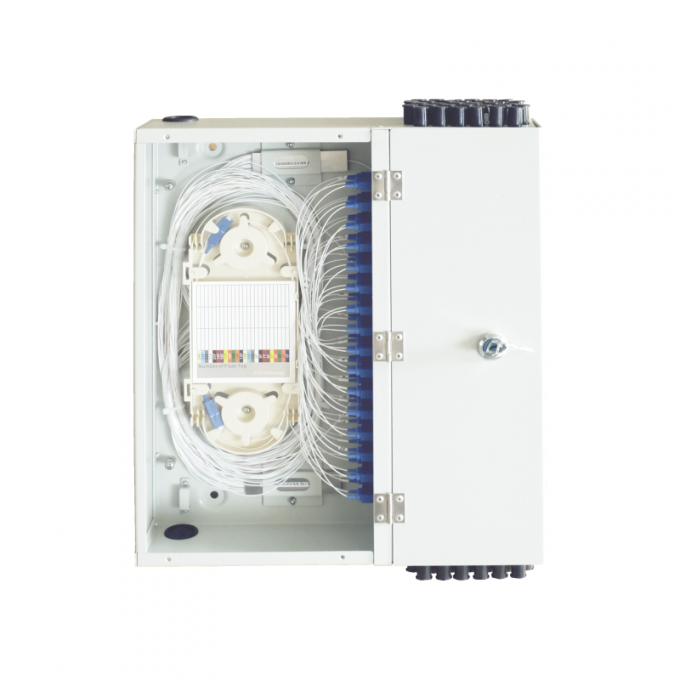 Outdoor FTTX Stainless Inner Structure Fiber Distribution Cabinet with ...