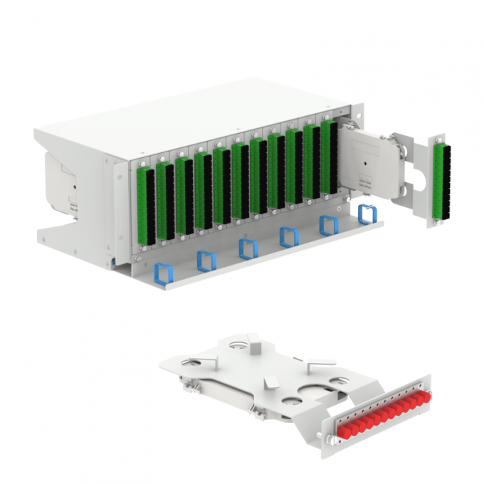 Outdoor FTTX Stainless Inner Structure Fiber Distribution Cabinet with ...