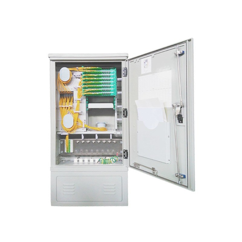 144 Capacity Wired LAN Fiber Distribution Cabinet for Urban Rural ...